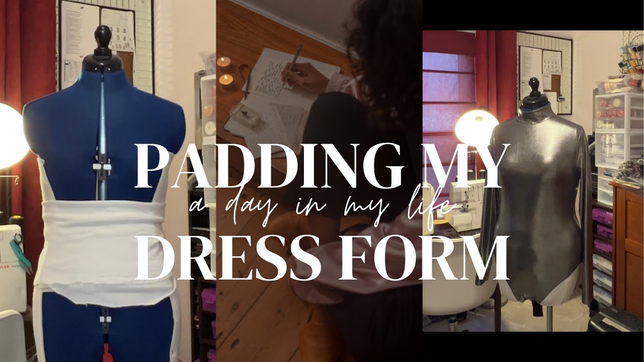Easy Padding of a Dress Form #chefcarolnyc #dressform #bodydouble # ...