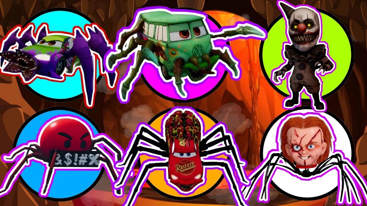 Kumpulan Monster | Car Eater, Epic Escape From Lightning McQueen ...