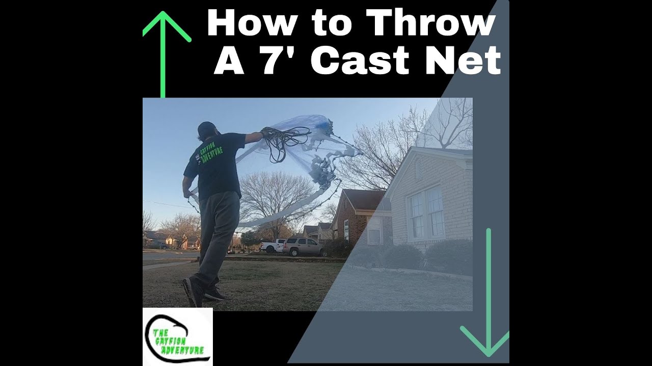 ** Check out my new net and ONE easy way to throw a 7 foot cast net ...