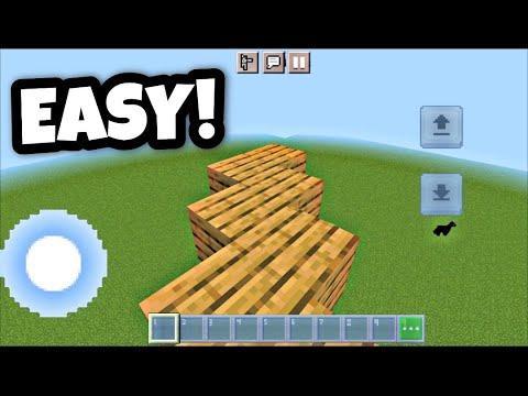 How to Icy Bridge in MCPE with NEW Touch Controls - YouTube