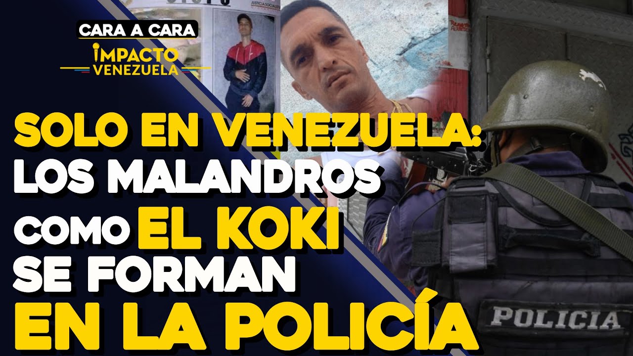 SOLO EN VENEZUELA: los malandros como EL KOKI se forman en la policía ...