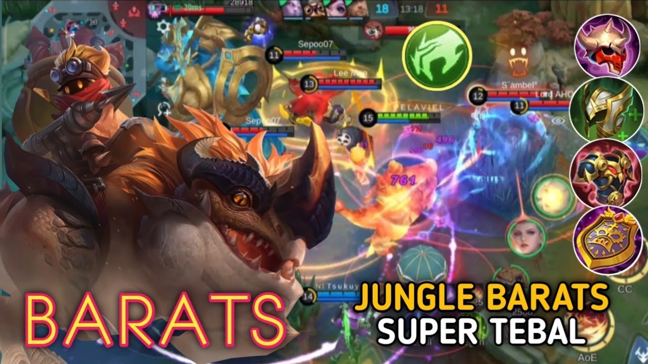 (HYPER BARATS TERLALU KUAT) GAMEPLAY BARATS - BUILD TOP 1GLOBAL BARATS ...