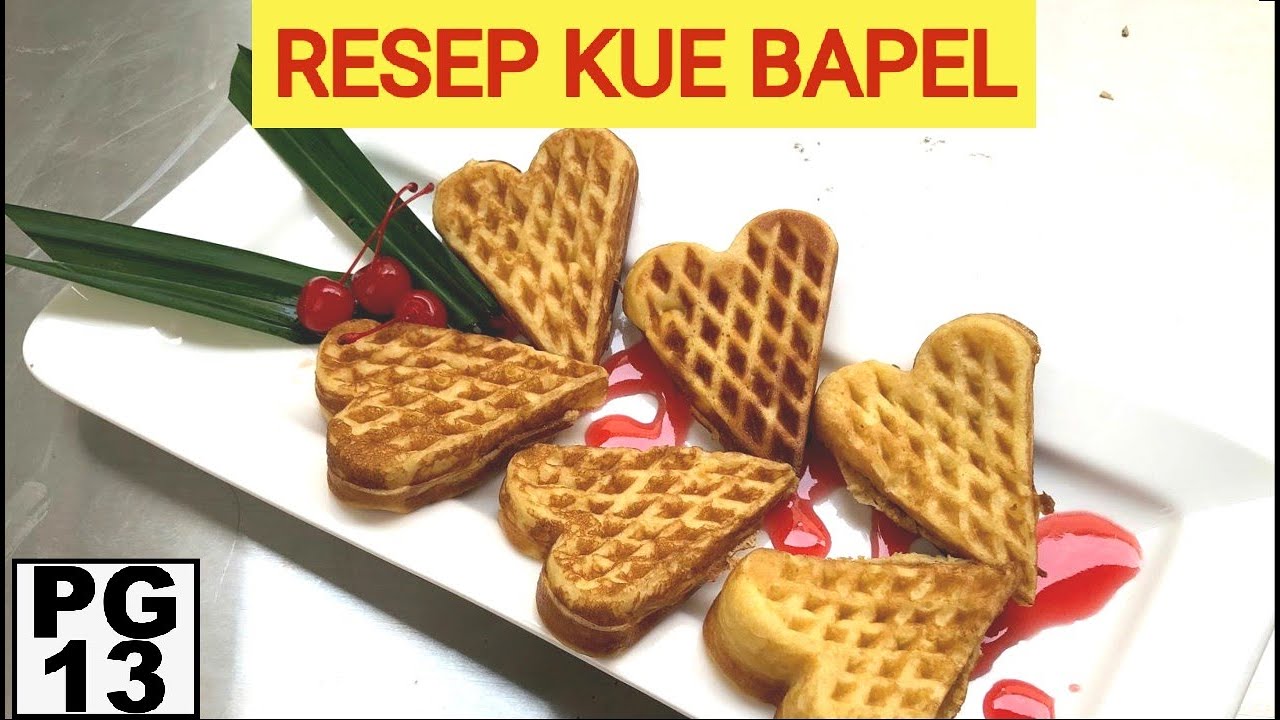 RESEP KUE BAPEL tanpa mixer, ini bukan kue waffle, eh...kamu jangan ...