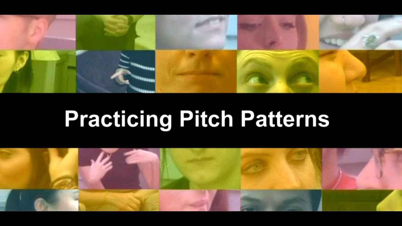 Practicing Pitch Patterns - YouTube