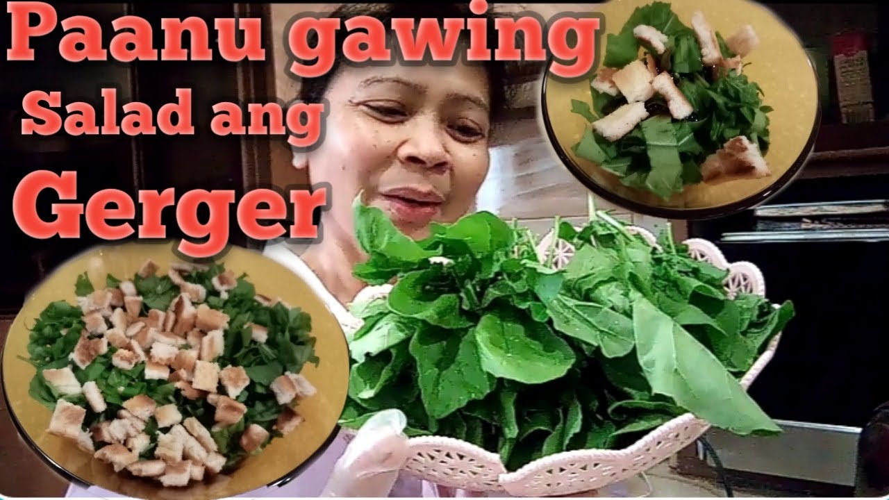 Paanu gawing salad ang gerger #lustrisavlogs #ofwsaudiarabia - YouTube