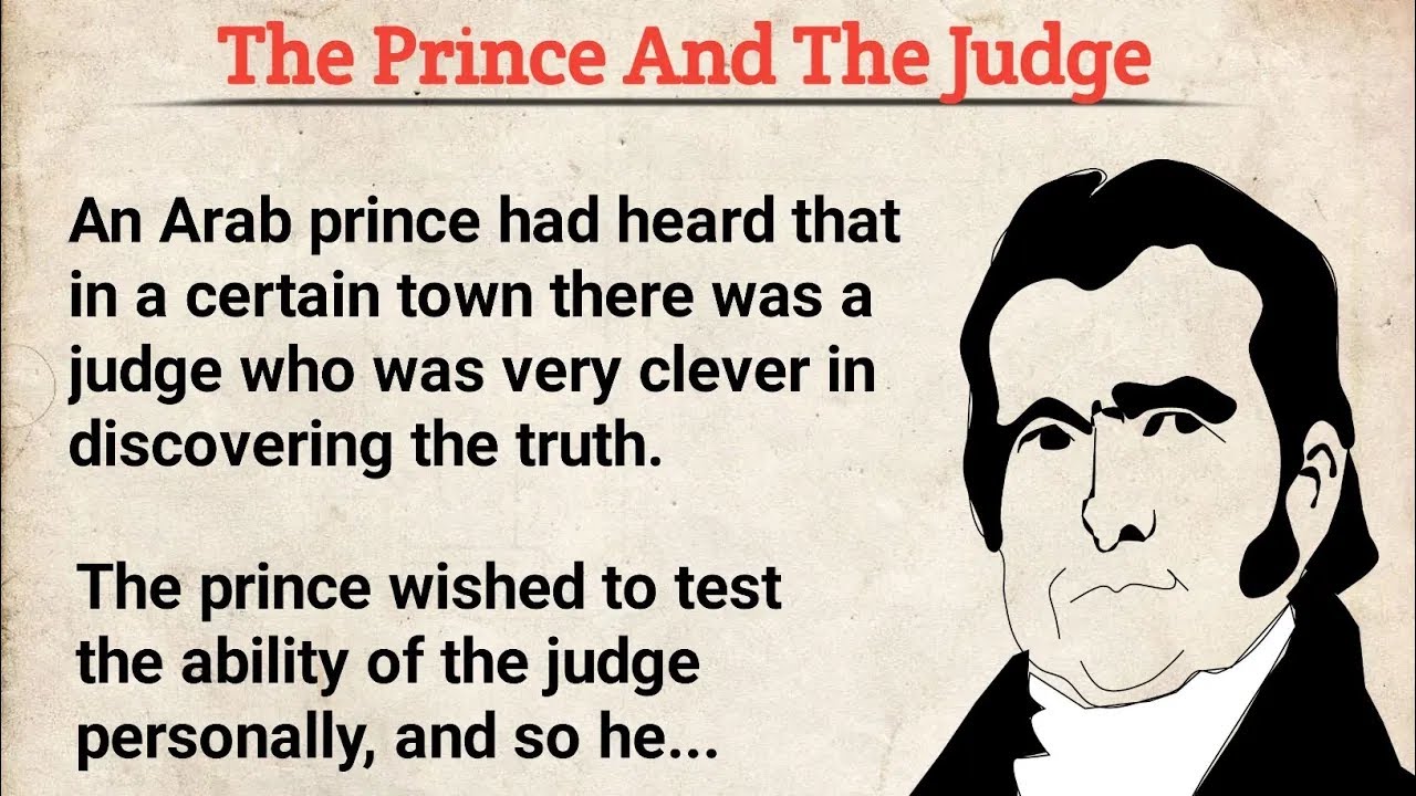 The Prince And The Judge | Read English story - YouTube
