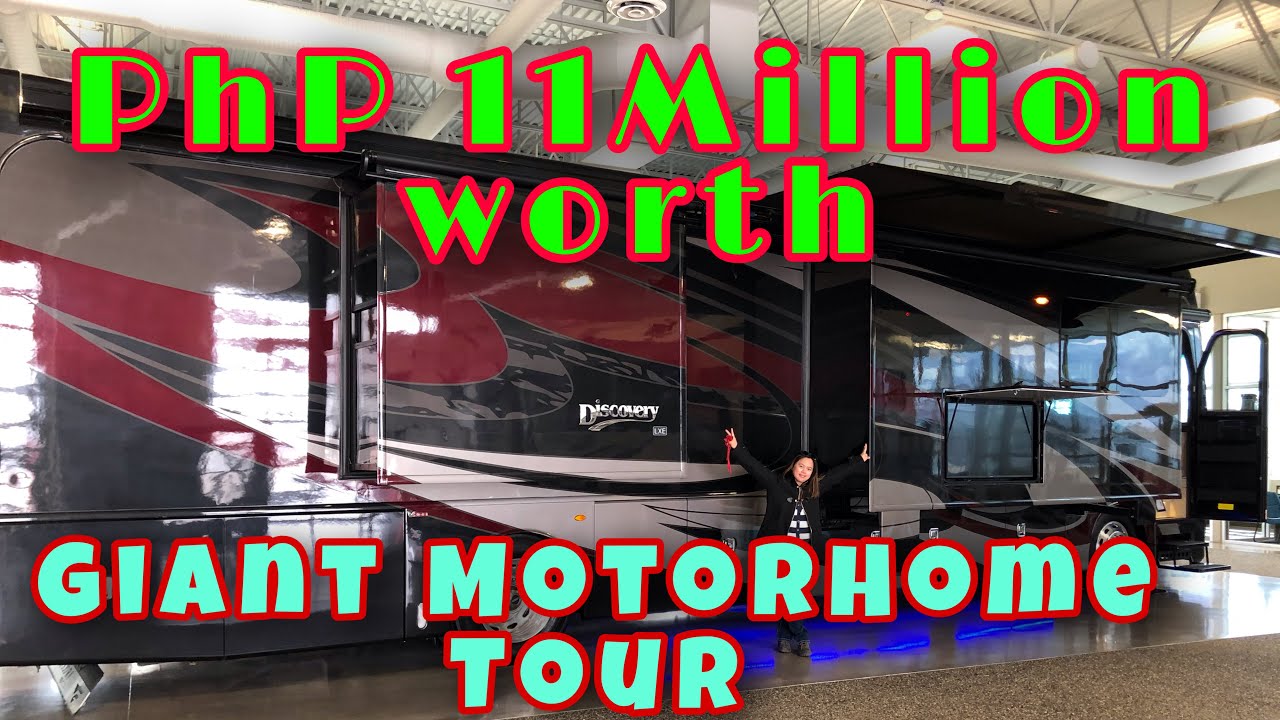 Giant MotorHome Tour//Whats inside this expensive RV (Recreation ...