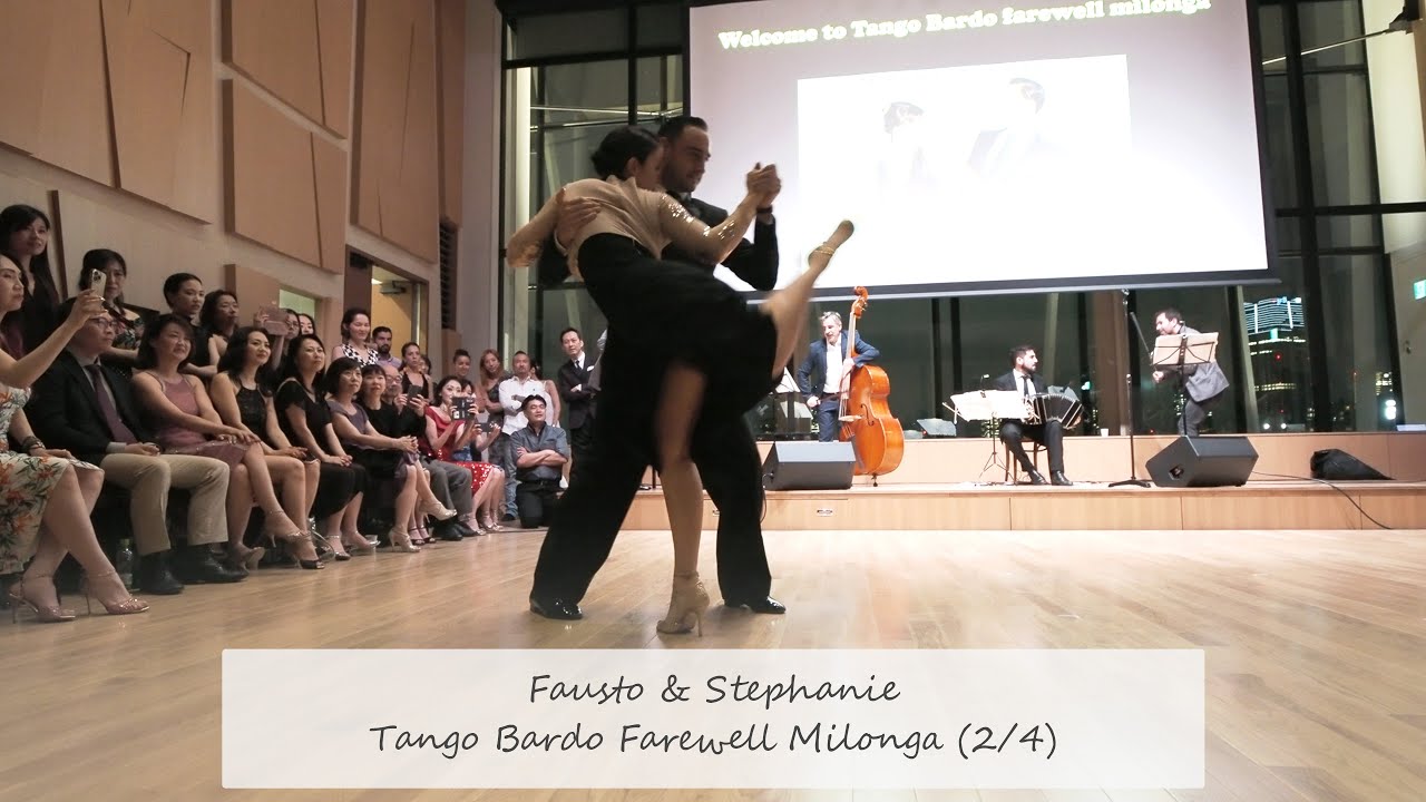 Tango Bardo Farewell Milonga, Fausto & Stephanie- 2/4 | Yuyo Brujo # ...