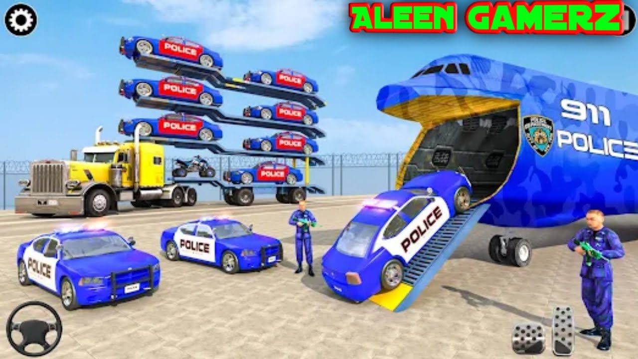 Police Heavy Car Transport🚛 | Conquering the Final Mission🚩 | Police ...
