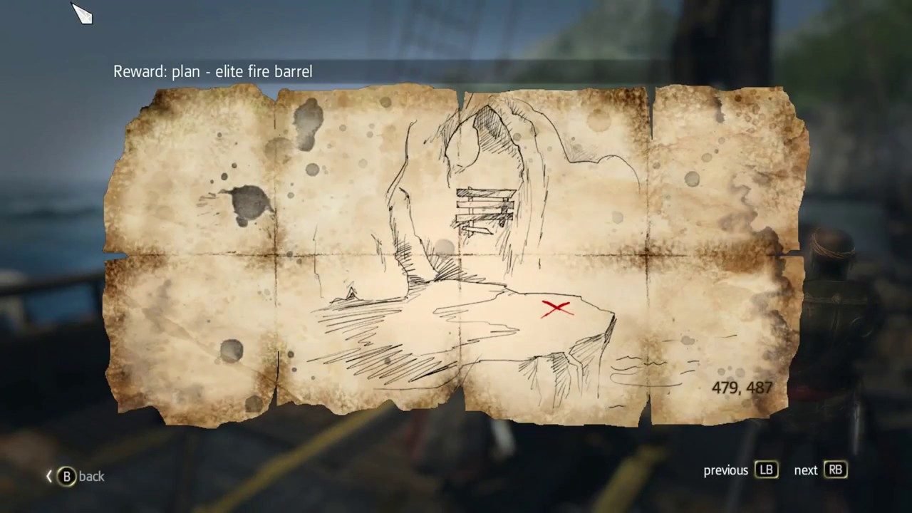 Assassin's Creed IV - Black Flag - Treasure map 479,487 - YouTube