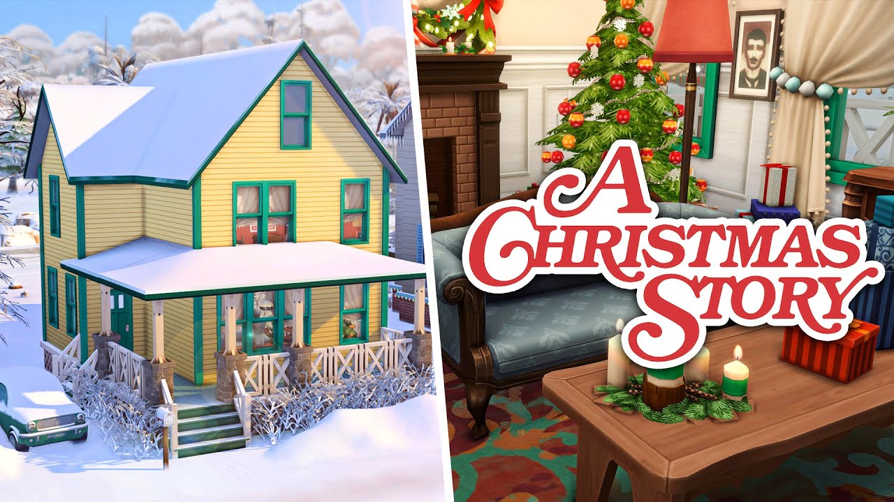 A Christmas Story // The Sims 4 Speed Build - YouTube