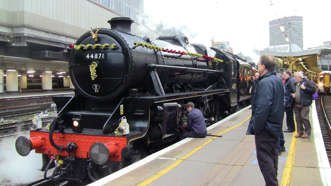 (HD) Black 5's 44871 & 45407 at London Victoria 23/12/2014 - YouTube