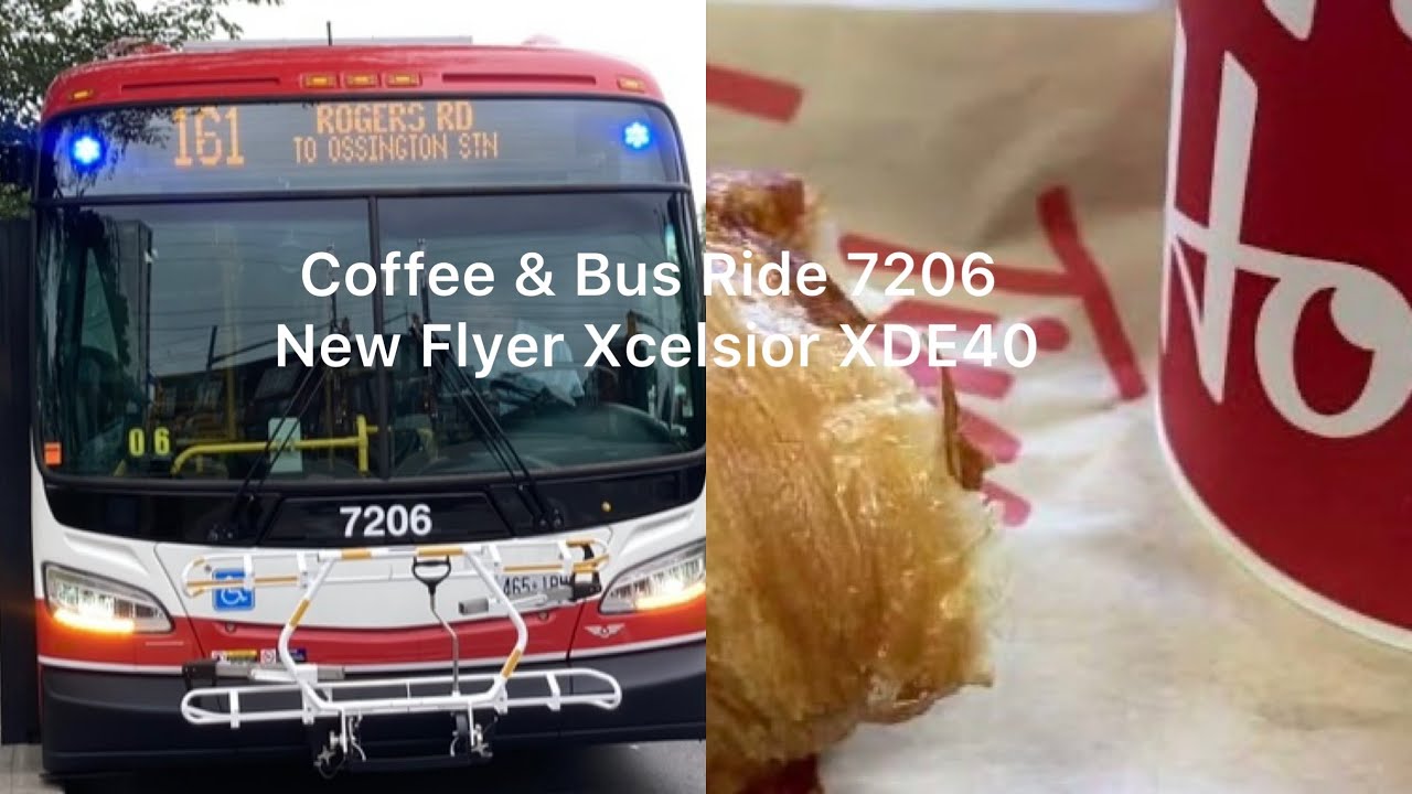 Tasting Cheese Croissant & Tim Hortons Before First TTC Bus Trip 161 ...