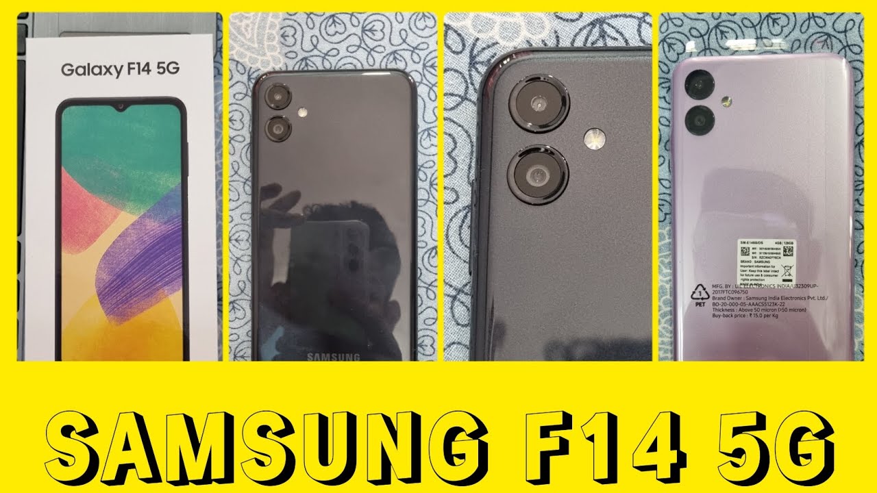 SAMSUNG GALAXY F14 5G REALTIME REVIEW AND INHAND FEEL @SamsungIndia ...