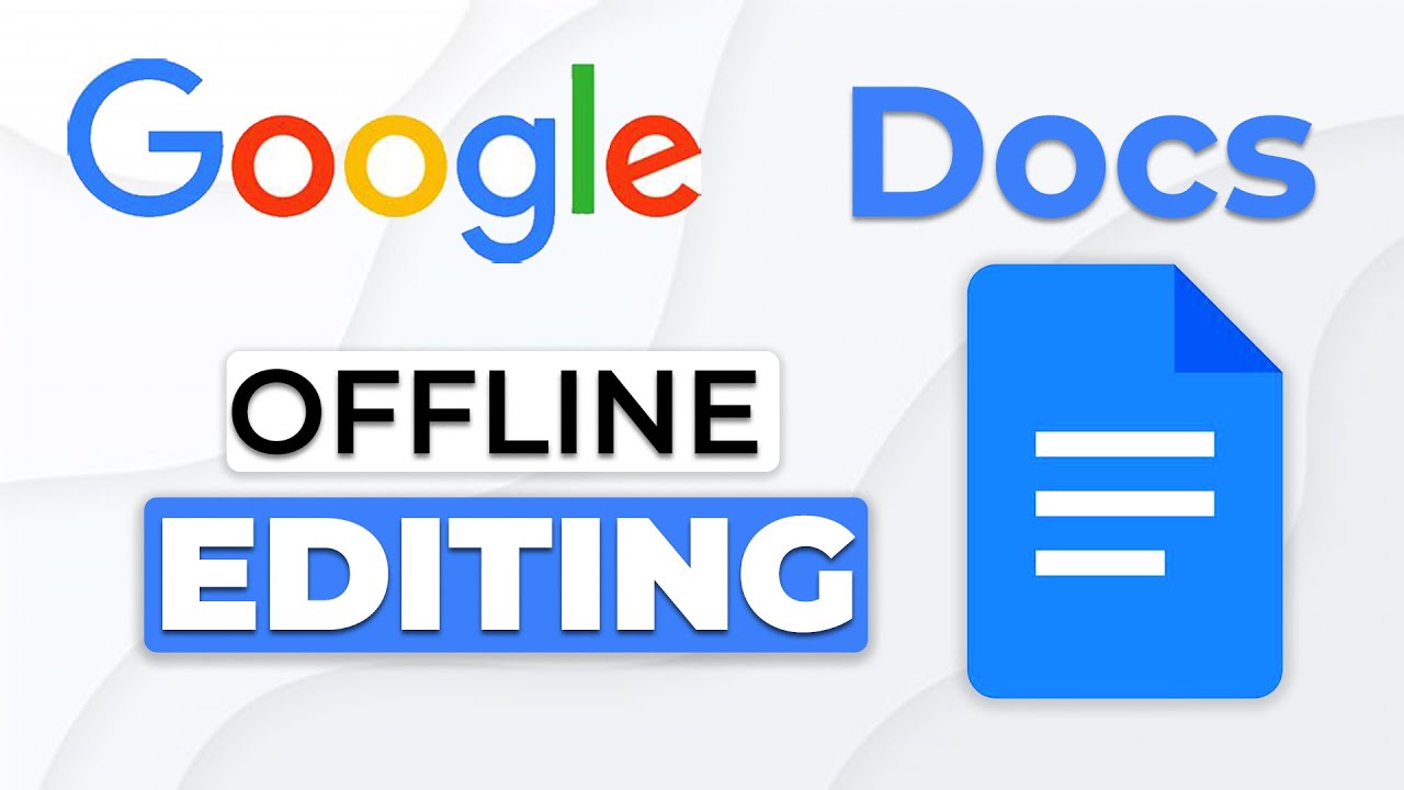 Google Docs: Editing Docs Offline - YouTube