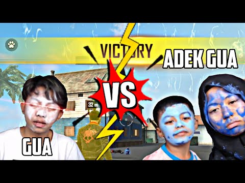 DITANTANG SAMA ADEK GUA 2 VS 1 YANG KALAH HARUS DI HUKUM !!