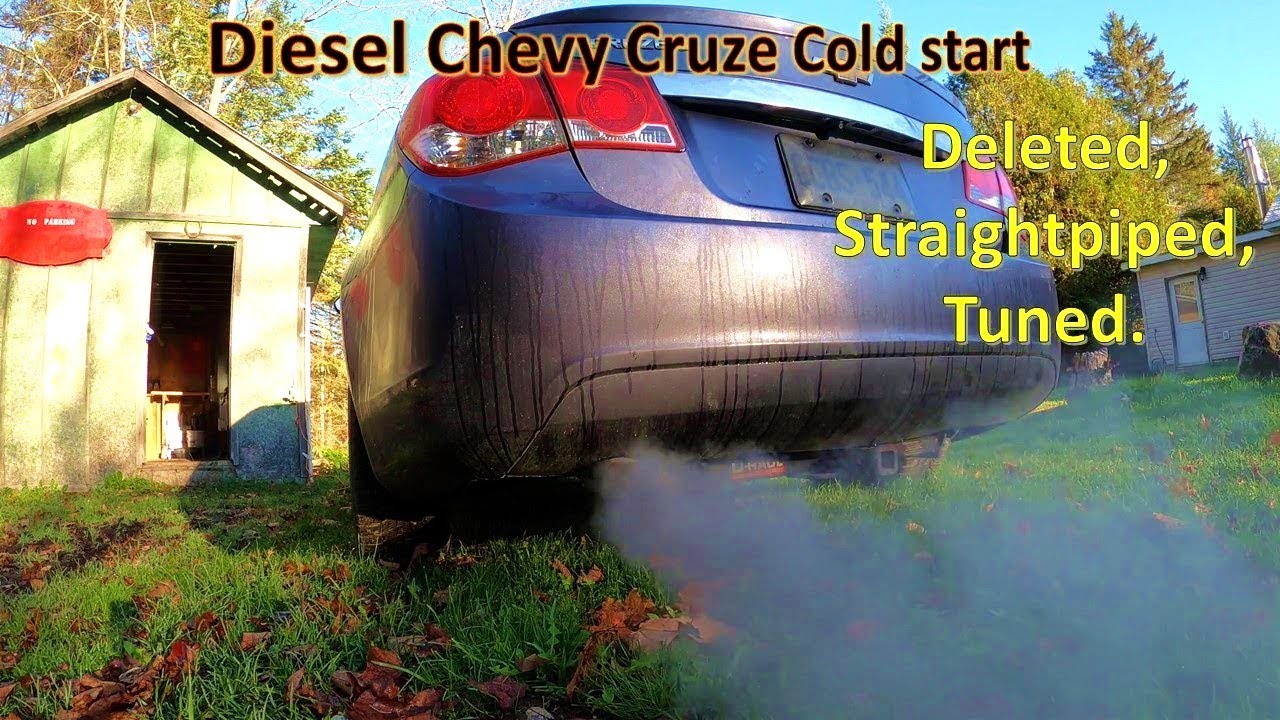 Deleted Diesel Cruze *Cold start* - YouTube