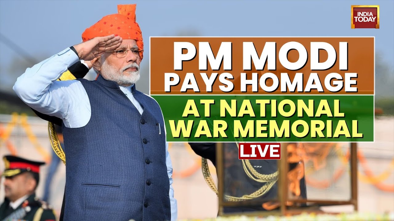 LIVE: PM Narendra Modi Pays Homage To Martyrs At National War Memorial ...