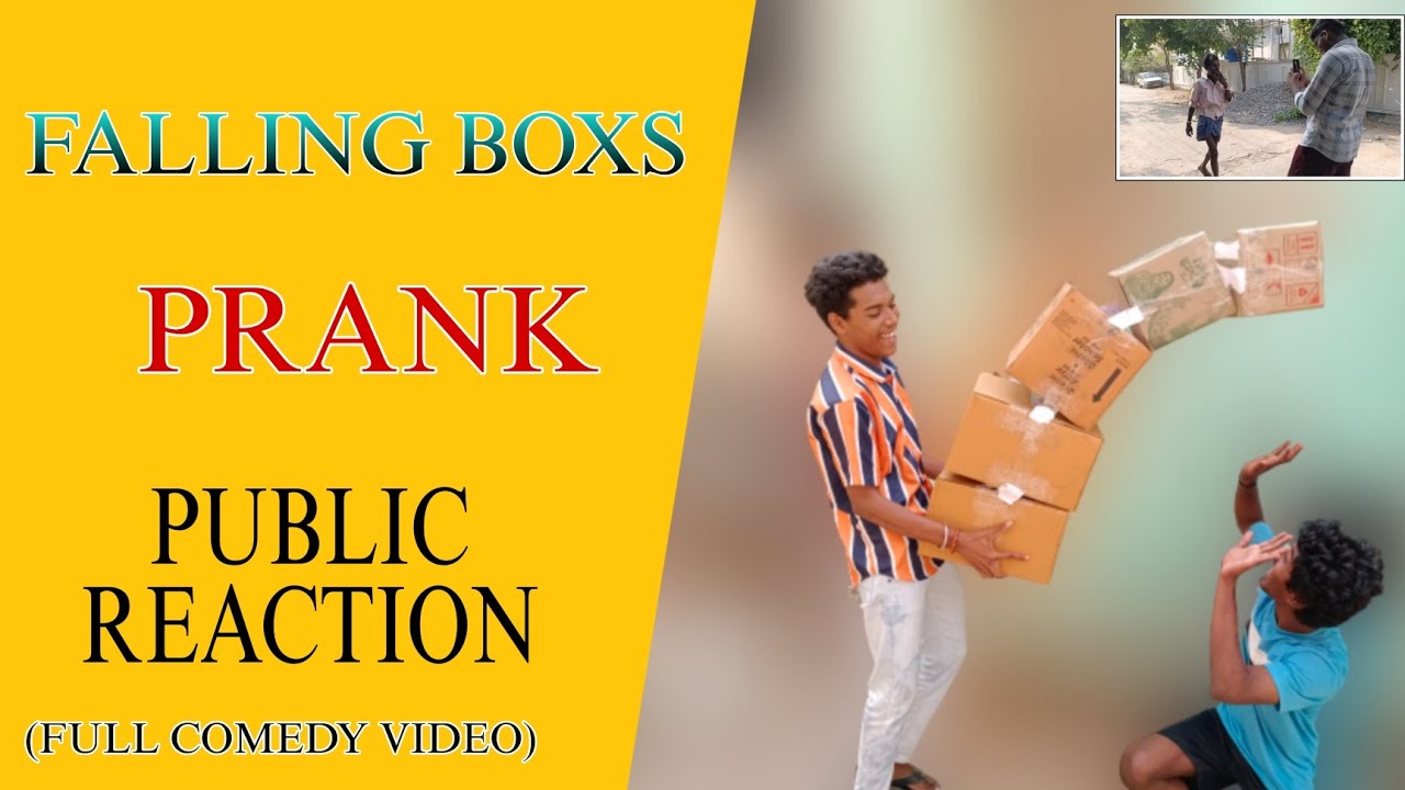 Falling box's prank ( Full comedy video 🤣)#viral #comedy #trending ...