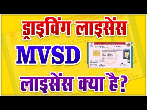 ड्राइविंग लाईसेंस | MVSD लाईसेंस क्या है ? 😱 - YouTube
