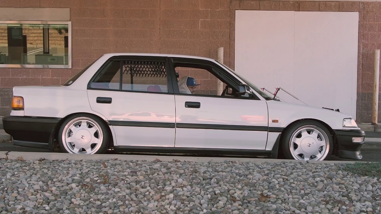 Honda Civic EF | Bagged and clean... - YouTube