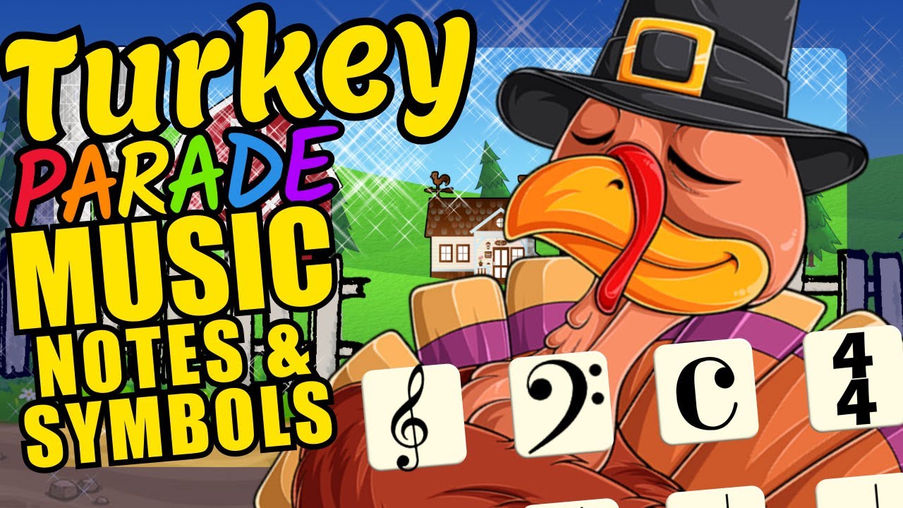 Thanksgiving Turkey Teaching Musical Notation and Symbols Educational ...