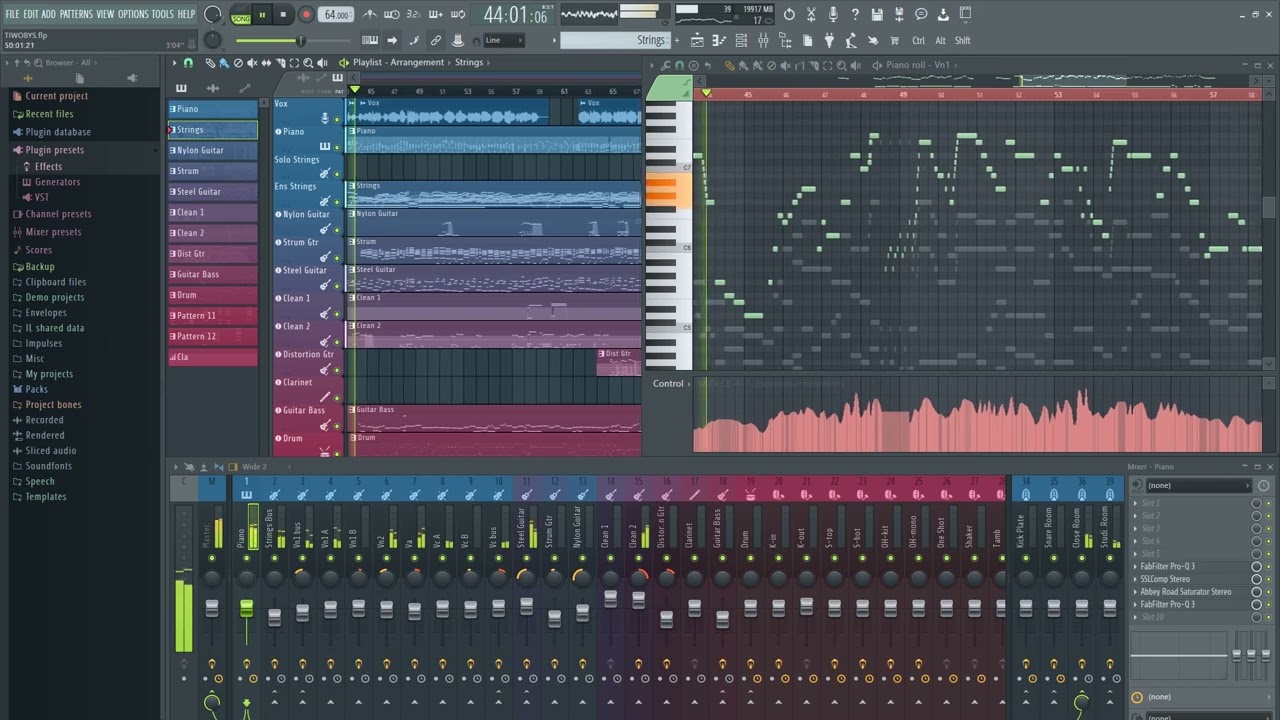 [FL Studio Project 8] Realistic K-pop Midi Strings Arrangement - That I ...
