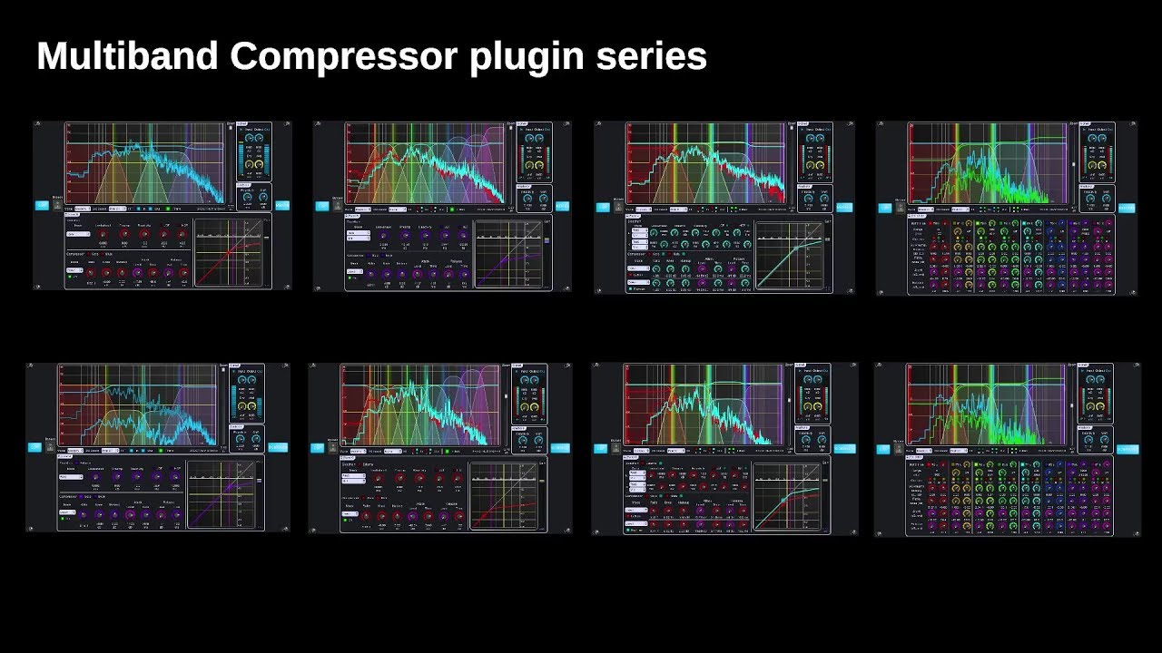 LSP Multiband Compressor plugin series - YouTube