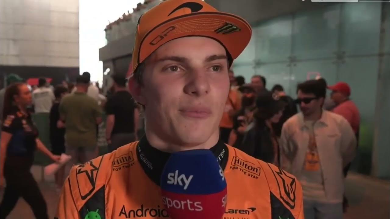 Oscar Piastri Sprint Qualifying Interview | McLaren Team Orders For Lando Norris at the ...