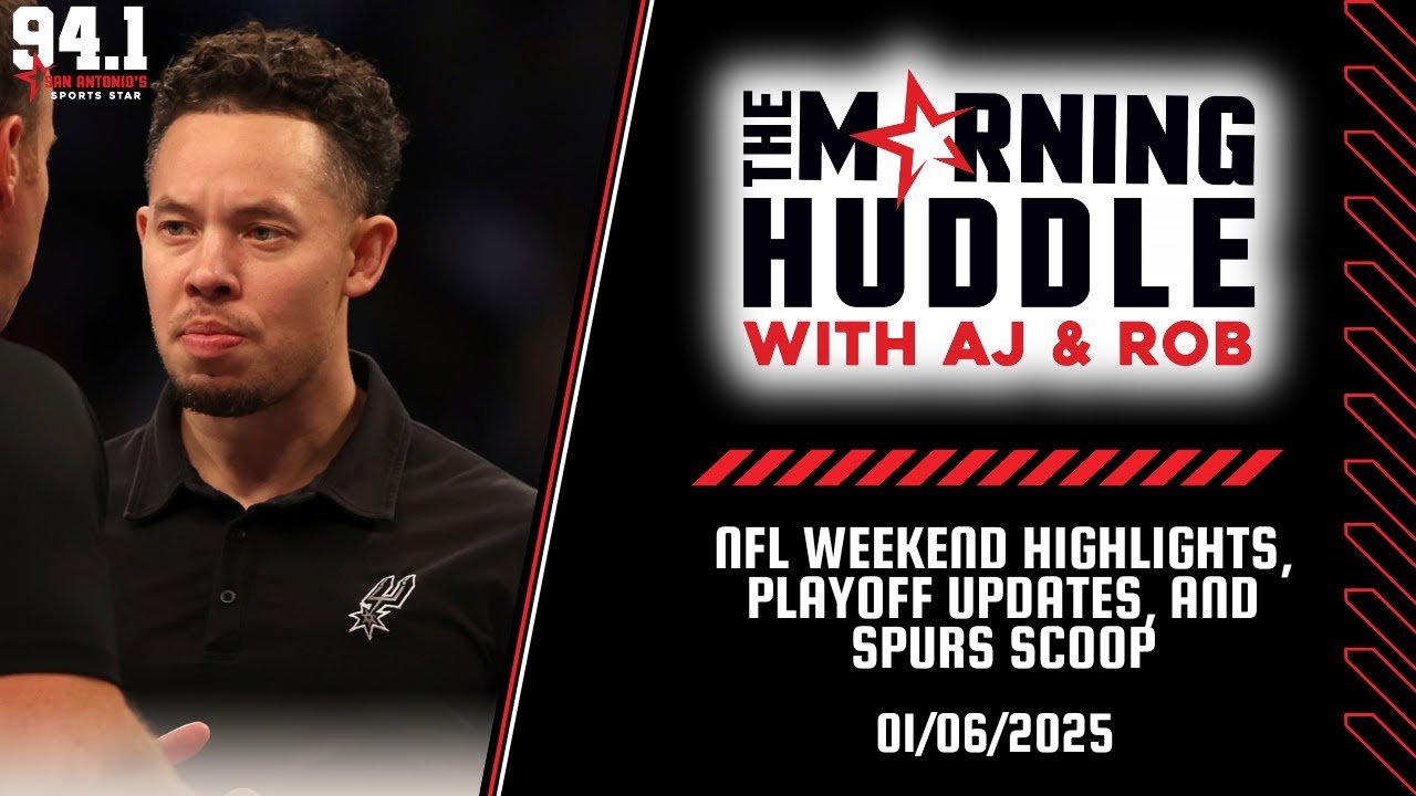 NFL Weekend Highlights, Playoff Updates, and Spurs Scoop | The Morning ...
