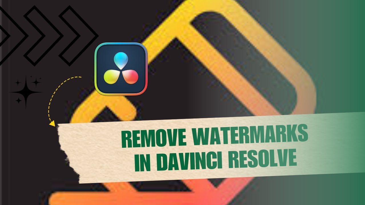 💥 SIMPLE: How To REMOVE WATERMARKS In Davinci Resolve (Studio) | Troubleshooting - YouTube