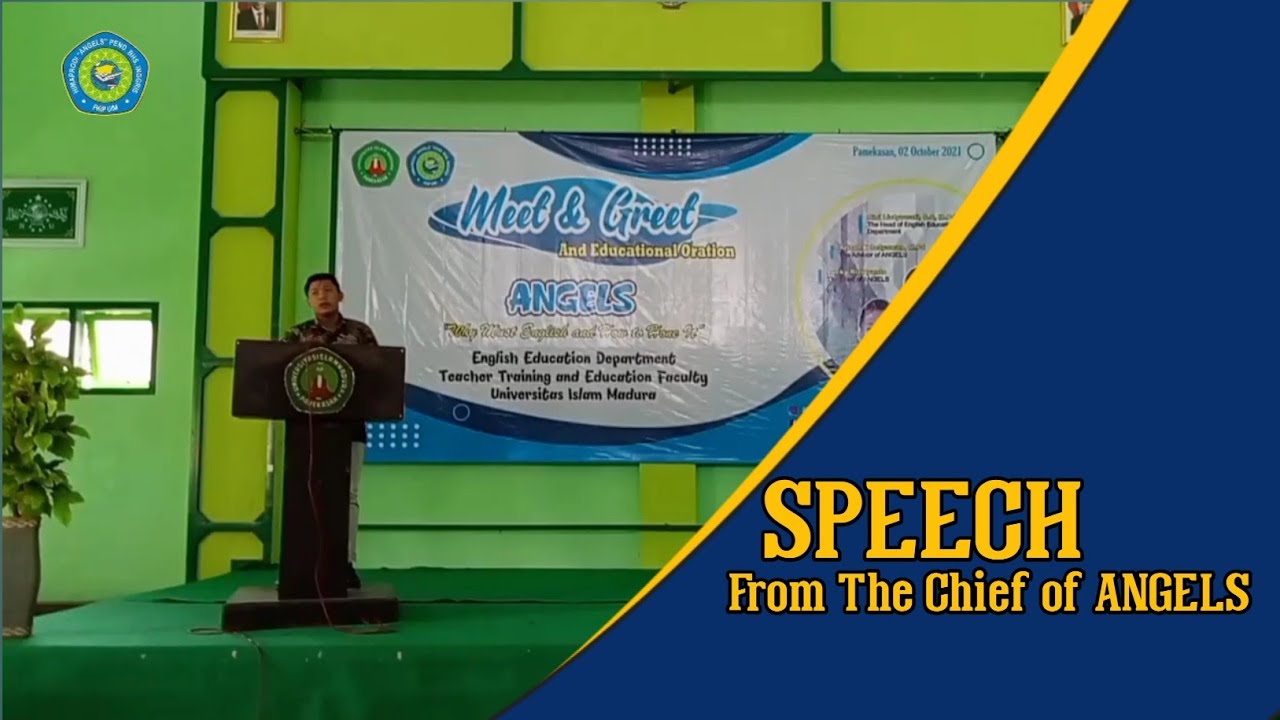 MEET & GREET ANGELS and EDUCATIONAL ORATION 2021 || Speech From The ...