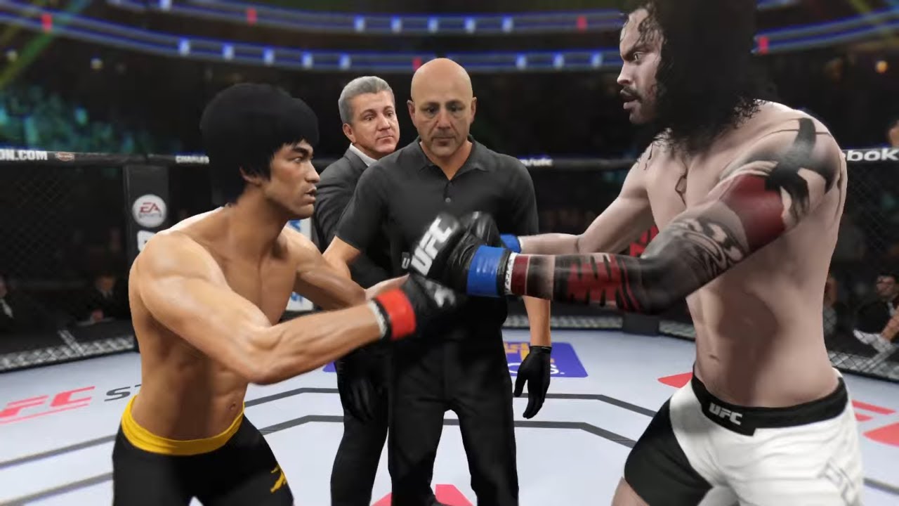 Bruce Lee vs. Cyber Punk (EA Sports UFC 2) - YouTube