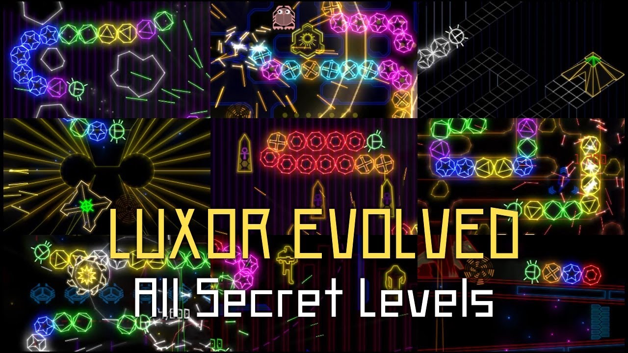 Luxor Evolved: All Secret Levels - YouTube