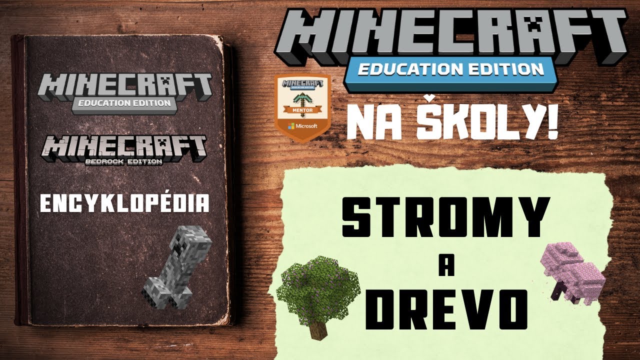 Minecraft Encyklopédia - Stromy a drevo - YouTube