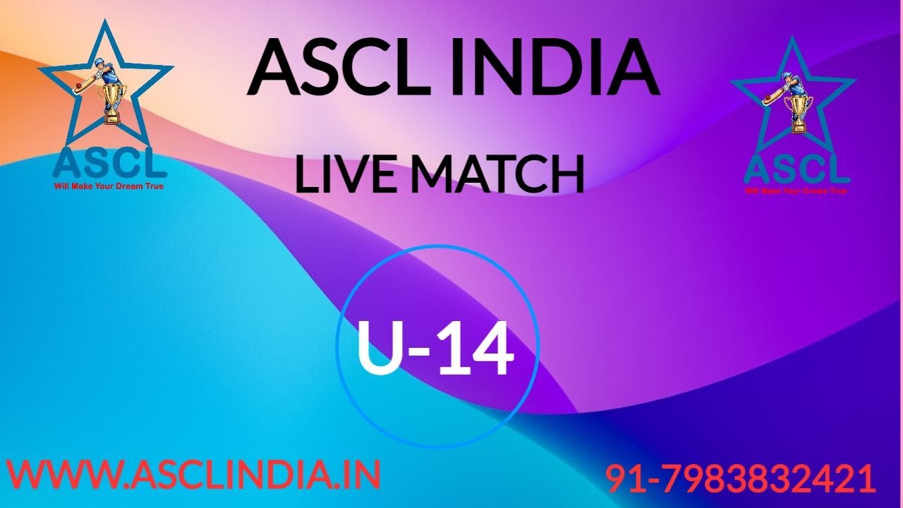 Live Match | ASCL INDIA NIGHT RIDER U-14 VS ASCL INDIA BLACK PANTHAR U-14 Match-1 #cricket - YouTube