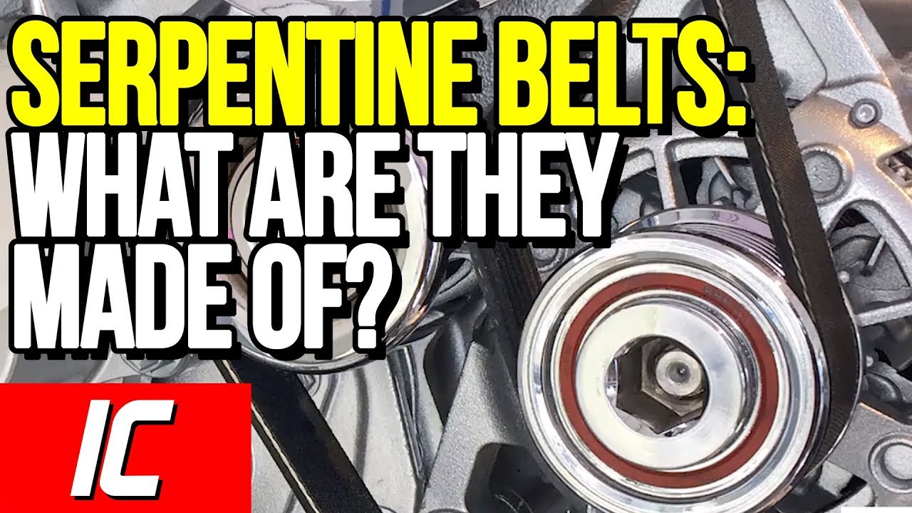 Serpentine Belts: What Are They Made Of? | Tech Minute - YouTube