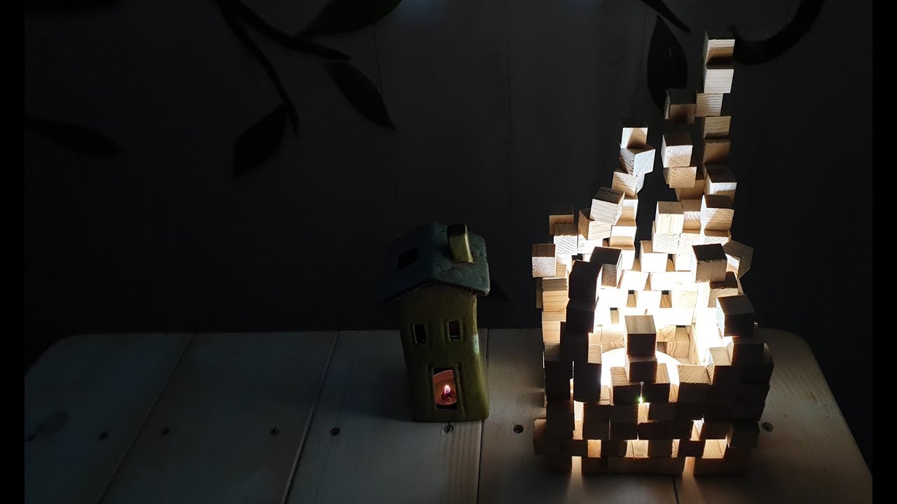 How to make a Cube shape light [큐브라이트] - YouTube