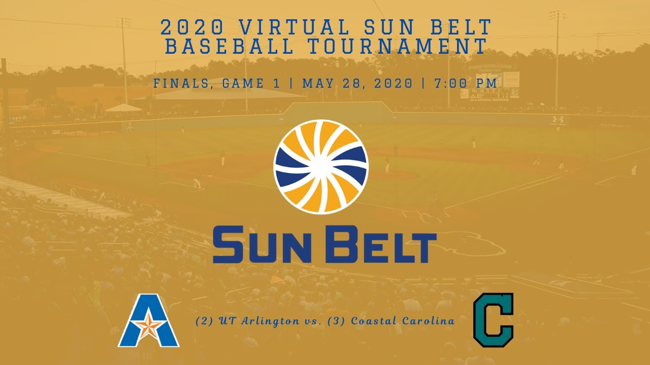 2020 Virtual Sun Belt Baseball Tournament | Finals, Game 1 - YouTube