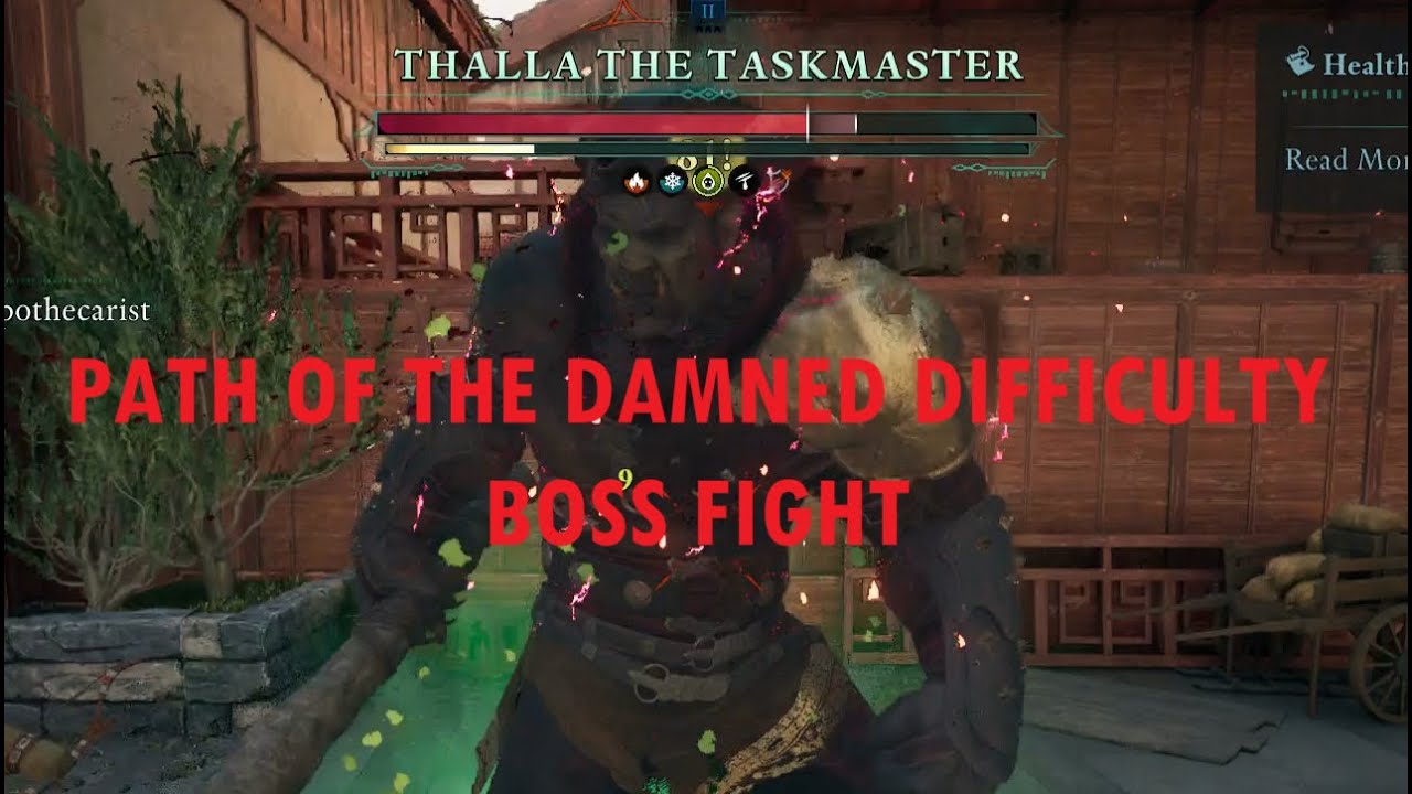 HARDEST DIFFICULTY: Path of the Damned: BOSS FIGHT: Thalla the ...