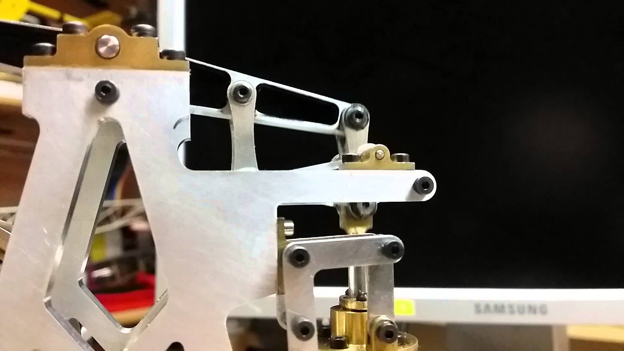 Gerry's Beam Engine with new flywheel. - YouTube