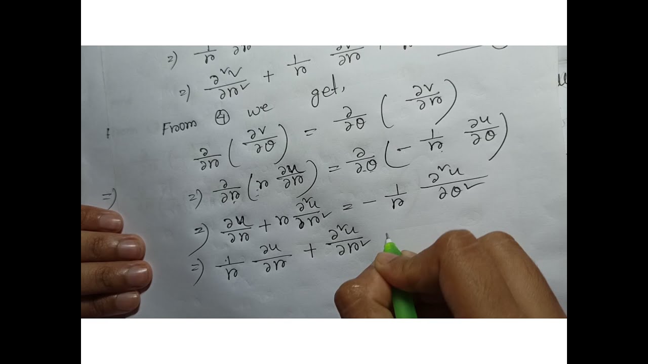 Complex Analysis || Laplace equation of polar form || Lecture by Dipa ...
