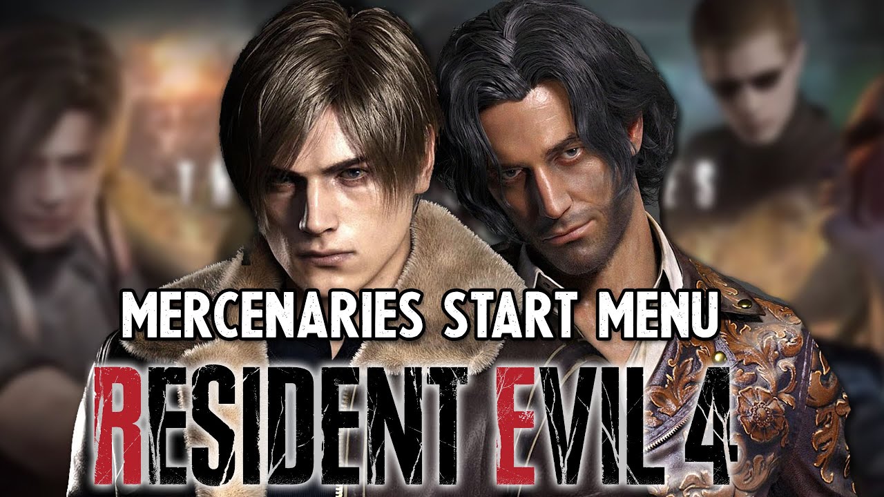 RESIDENT EVIL 4 REMAKE | THE MERCENARIES | START MENU THEME | OST ...