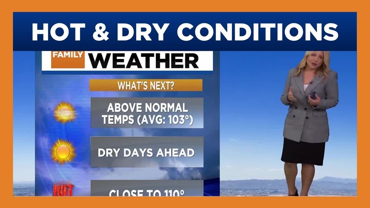 Above normal temps, dry days continue to Phoenix area - YouTube