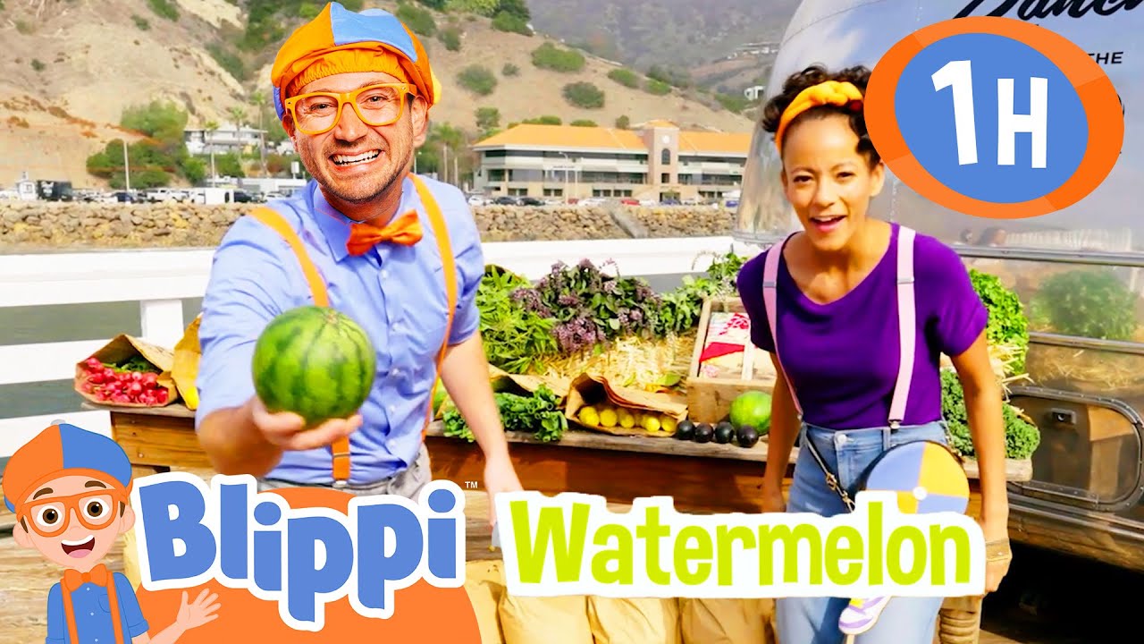 Blippi Buys Fruits at The Pier| Fun with Blippi! | Blippi Educational ...