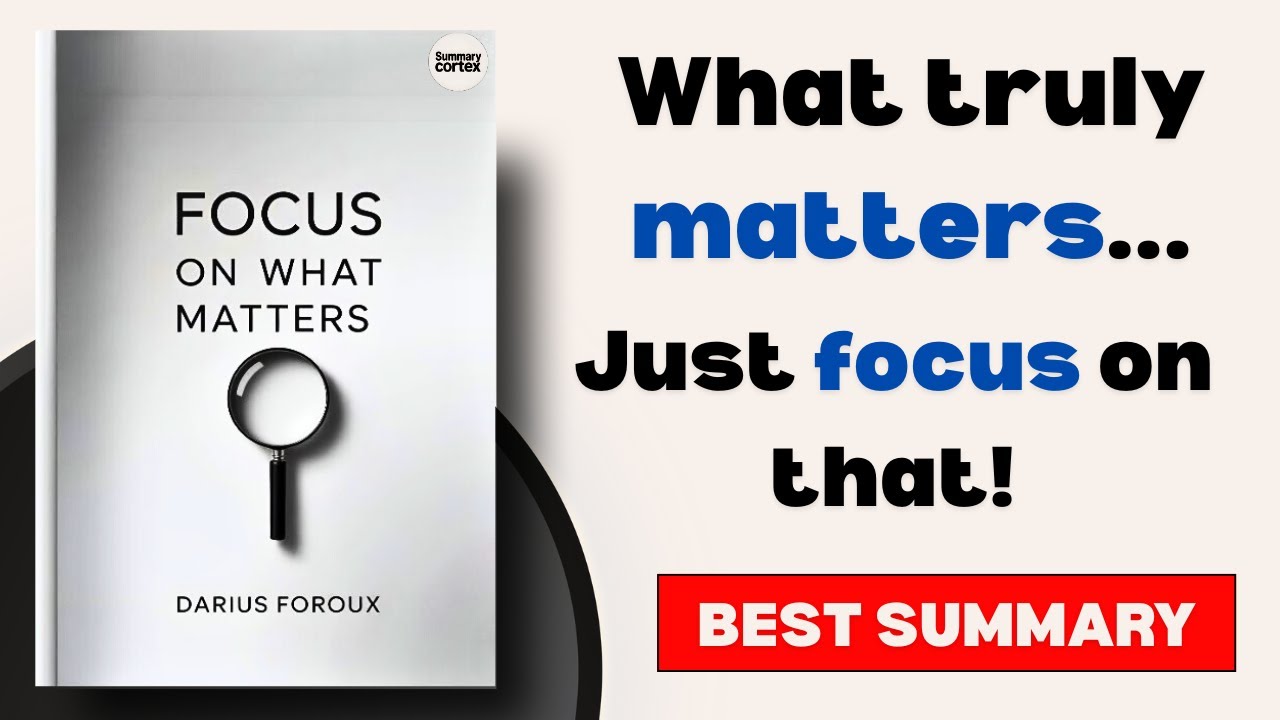 Change Your Focus, Change Your Life! 🌟 | Focus on What Matters ...
