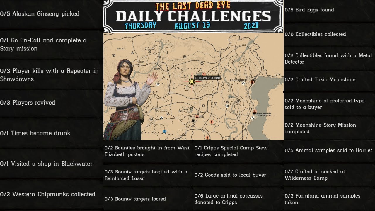Daily Challenges Madam Nazar Alaskan Ginseng Western Chipmunk Locations ...