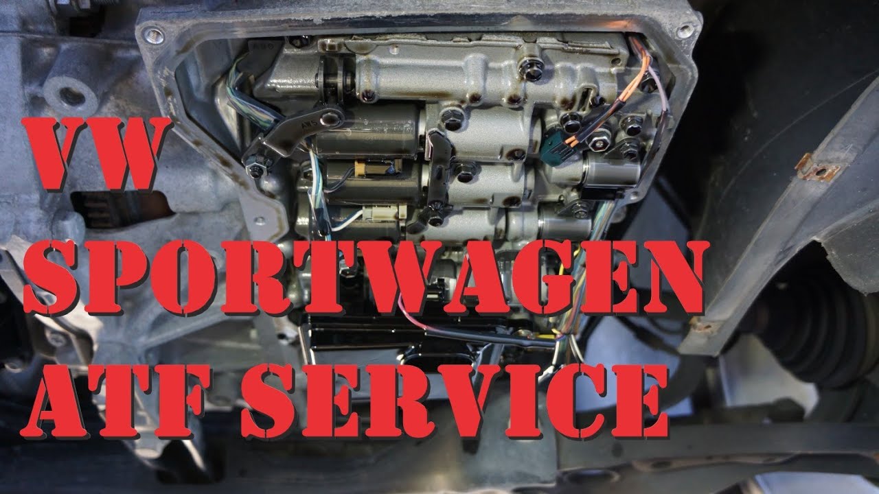 2017 VW Golf Sportwagen ATF Service - YouTube