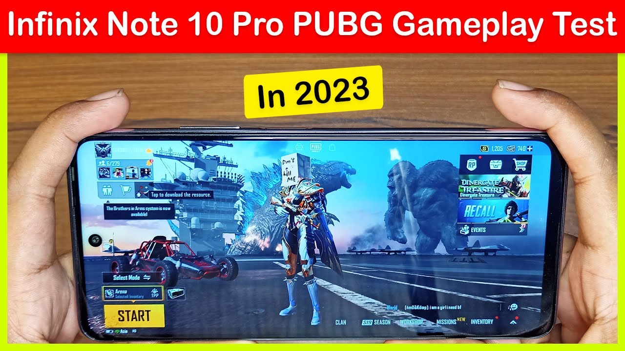 Infinix Note 10 Pro PUBG Test in 2023 | Should You Buy In 2023? - YouTube