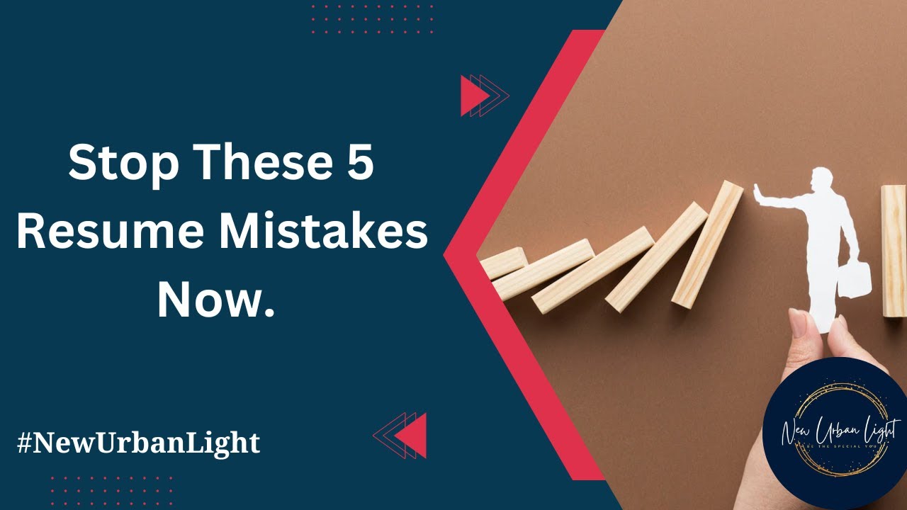 5 Resume Mistakes You Should Stop Now | Resume Writing Tips in Telugu ...